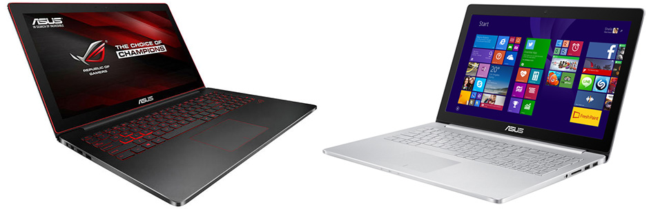ASUS ROG G501 vs ASUS ZenBook Pro UX501: prices, specs and design ...