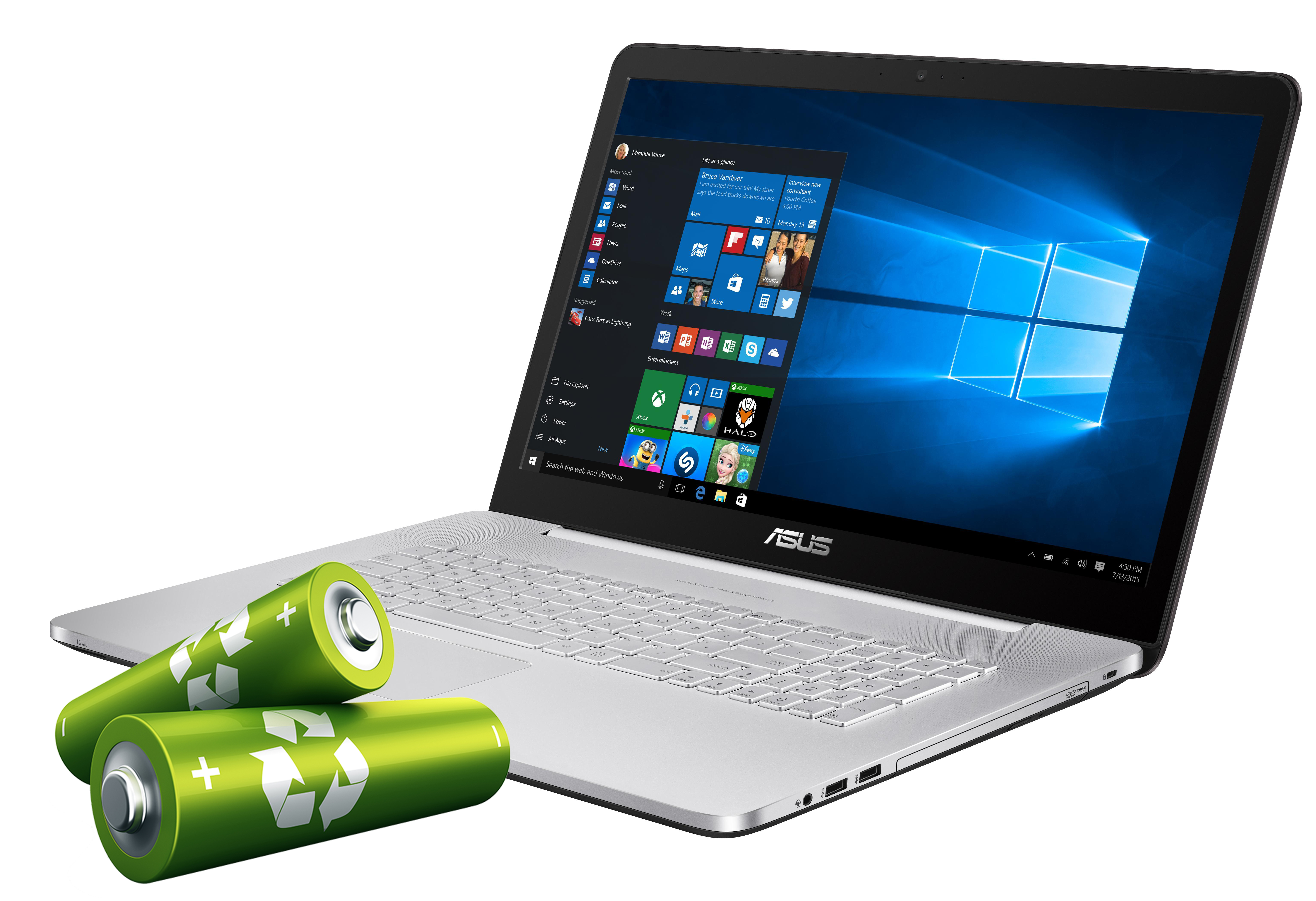 Big surprise - ASUS N752VX's battery life is the same as last year's ...