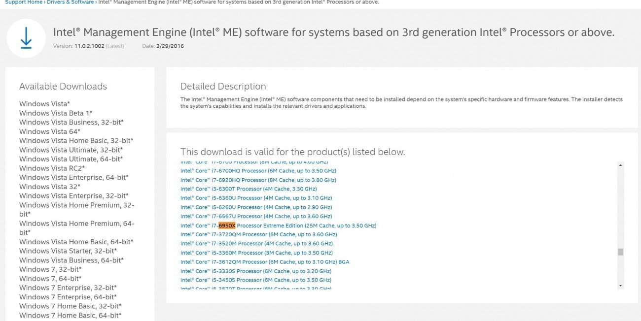 Intel Core i7-6950X is the latest extreme edition CPU with 10 physical ...
