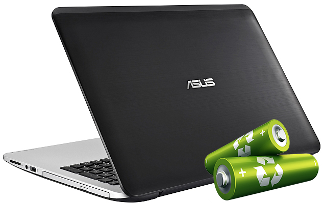 ASUS X555 / K555 offers above average battery life | LaptopMedia.com
