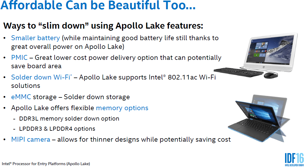 Apollo Lake performs better and consumes less energy than Braswell ...