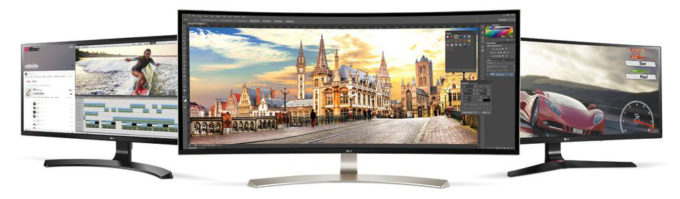 LG presented the largest curved ultra-wide monitor in the world and it ...