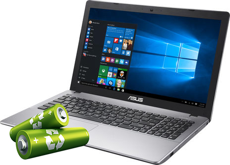 ASUS X550VX / K550VX's battery just can't keep up with the powerful CPU ...