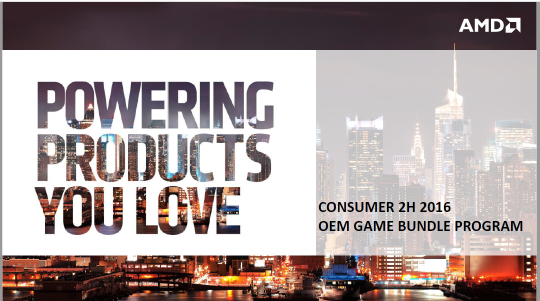 Here is how you can get a free game if you own or purchase an AMD CPU ...