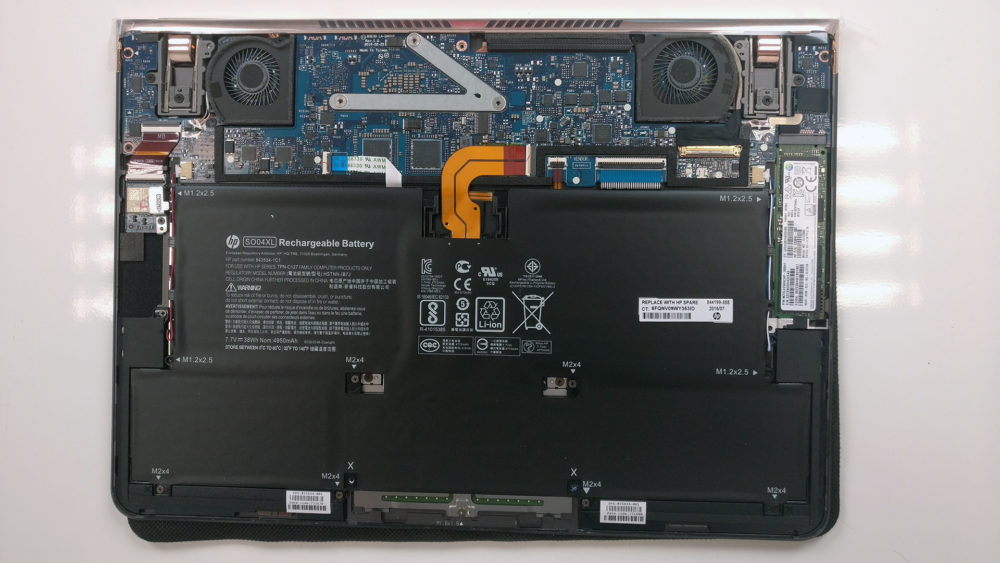 Inside HP Spectre 13 (2016) - disassembly, internal photos and upgrade ...