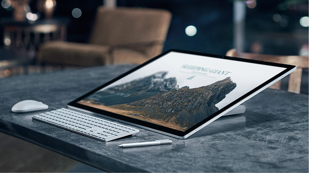 The Surface Studio is MIcrosoft's desktop all-in-one PC with a slew of ...