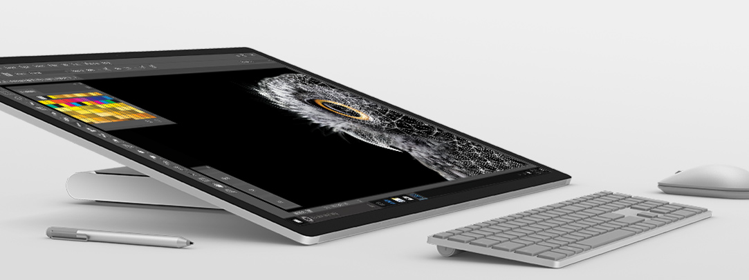The Surface Studio is MIcrosoft's desktop all-in-one PC with a slew of ...