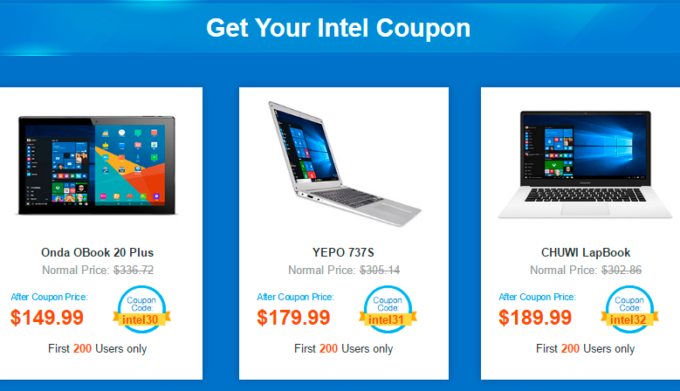 Intel-related discounts at GearBest - Buy one, Get one for free + Intel ...