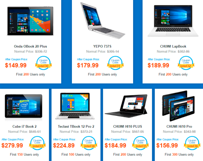 Intel-related discounts at GearBest - Buy one, Get one for free + Intel ...