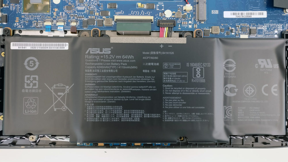 Inside ASUS FX502VM - disassembly, internal photos and upgrade options ...