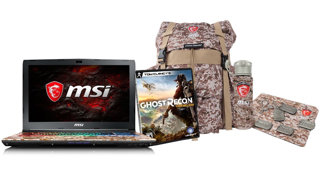 MSI launches a limited edition GE62VR with camouflage paint job ...