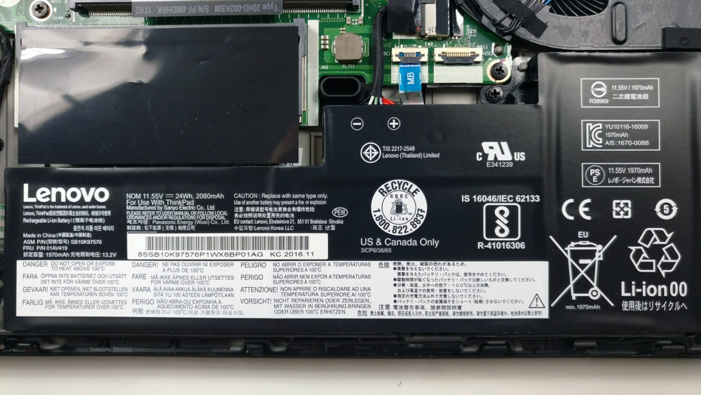 Inside Lenovo ThinkPad T470 - disassembly, internal photos and upgrade ...