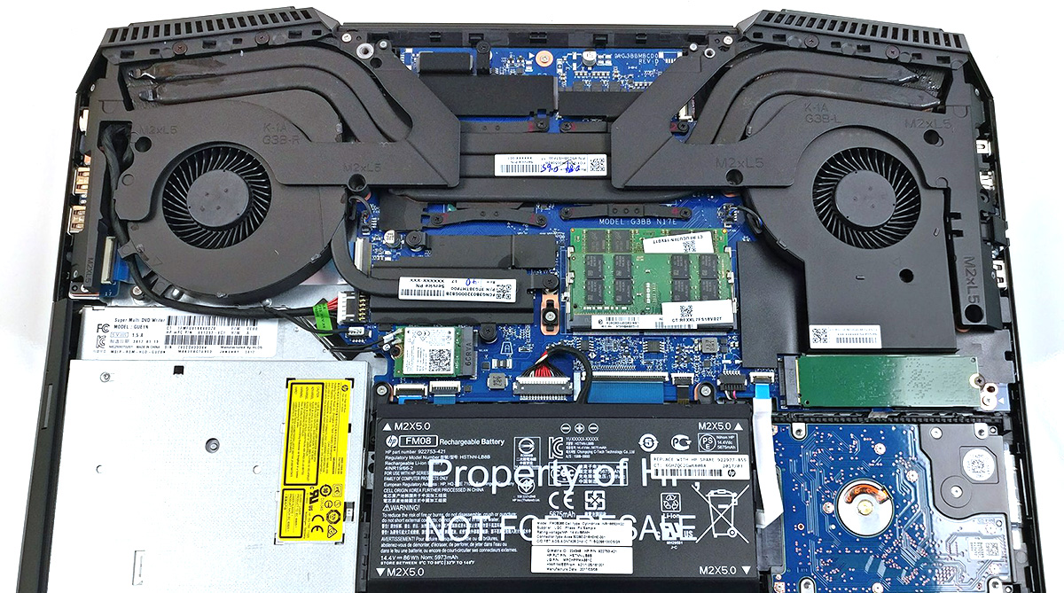 Inside HP Omen 17 (2017) - disassembly, internal photos and upgrade ...