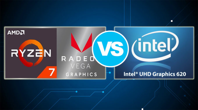 AMD Radeon RX Vega 10 vs Intel UHD Graphics 620 - integrated graphics ...