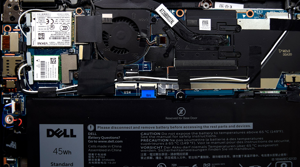 Inside Dell Latitude 7390 2-in-1 – disassembly, internal photos and ...