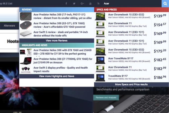 LaptopMedia has a new, much better search engine | LaptopMedia.com