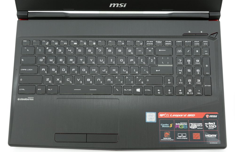 MSI GP63 Leopard 8RD review - a mixture of premium and budget qualities ...