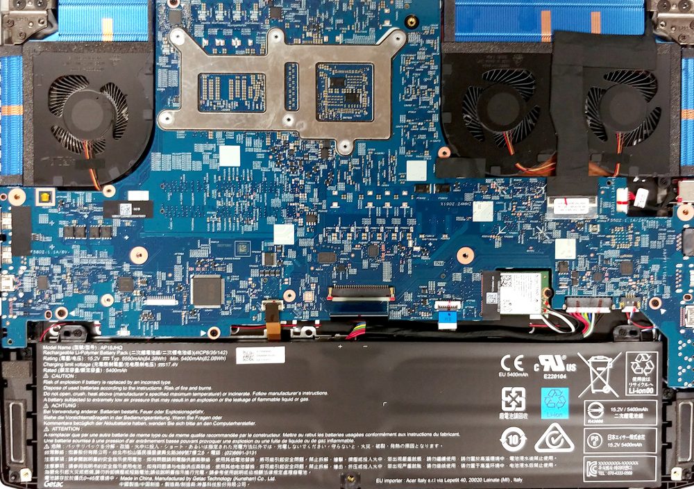 Inside Acer Predator Triton 500 - disassembly and upgrade options ...