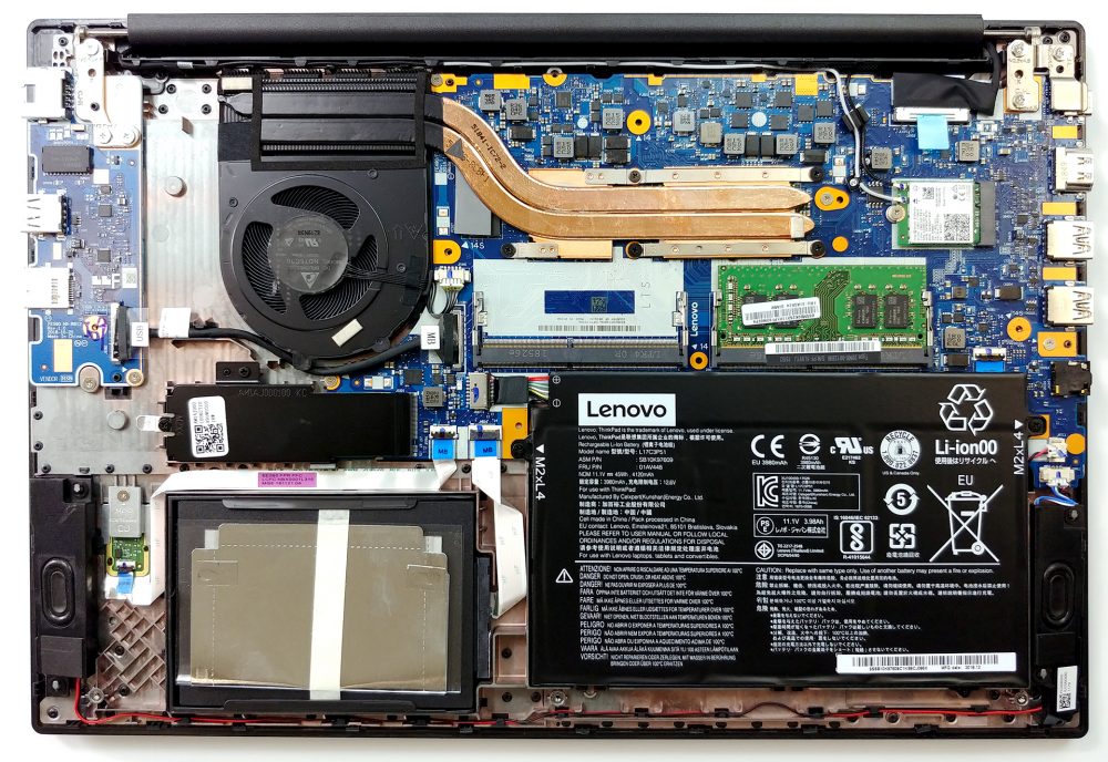 Inside Lenovo ThinkPad E590 - disassembly and upgrade options ...