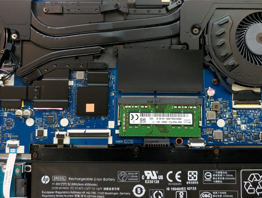 Inside HP Pavilion Gaming 17 2019 - disassembly and upgrade options ...