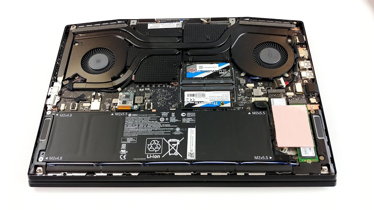 Inside HP Omen X 2S 15 - disassembly and upgrade options | LaptopMedia.com