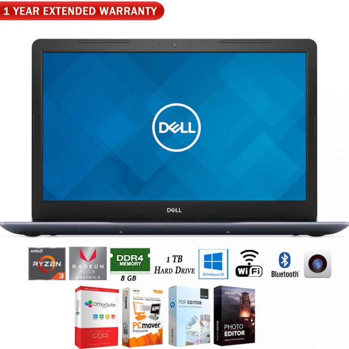 Dell Inspiron 17 5775 - Ryzen 3 2200U · Radeon RX Vega 3 · 17.3”, Full ...