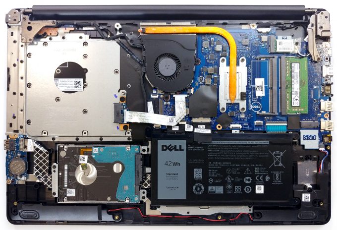 Inside Dell Inspiron 17 3780 - disassembly and upgrade options ...