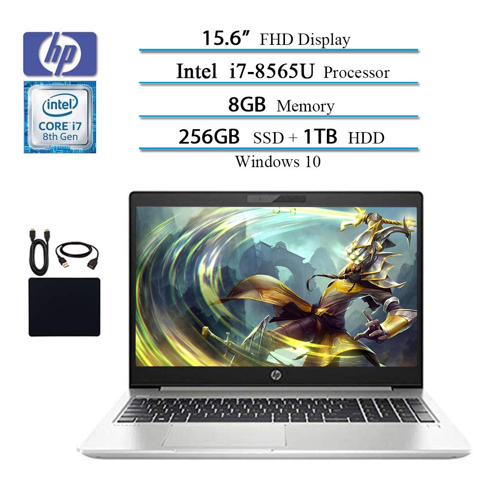 HP ProBook 450 G6 - i7-8565U · UHD Graphics 620 · 15.6”, Full HD (1920 ...