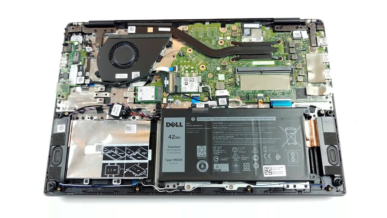 Inside Dell Vostro 5590 - disassembly and upgrade options | LaptopMedia.com