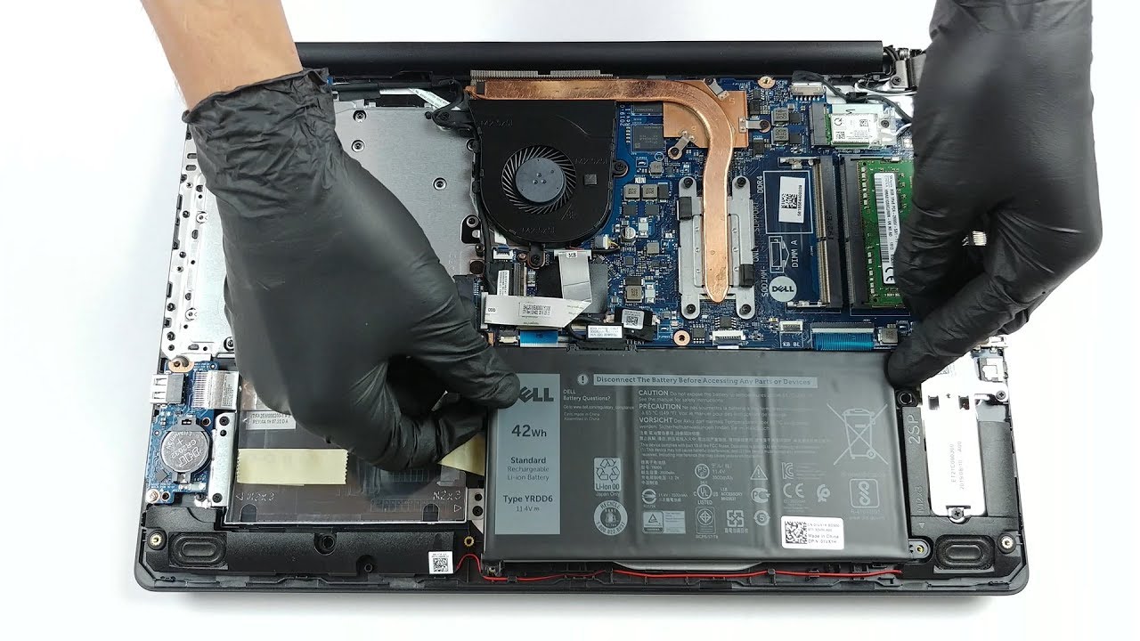 Inside Dell Inspiron 15 3593 - disassembly and upgrade options ...