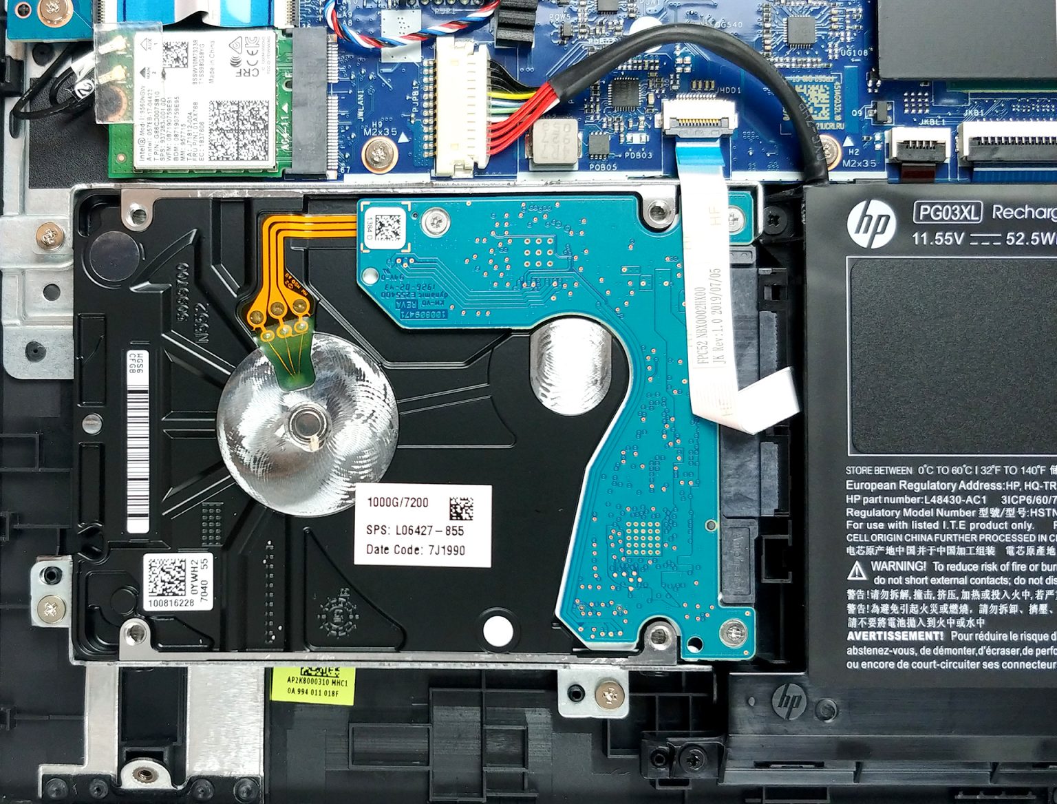 Inside HP Pavilion Gaming 15 2019 - disassembly and upgrade options ...