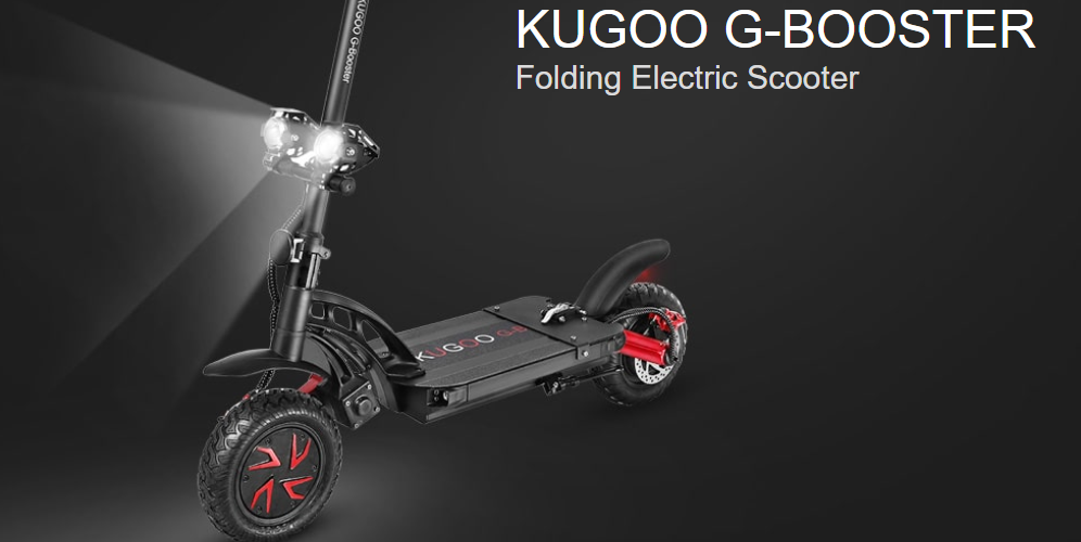 KUGOO G-BOOSTER is a super fast (55 km/h!) electric scooter with dual ...
