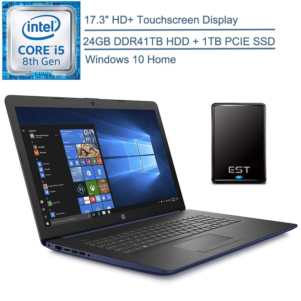 HP 17 - i5-8265U · UHD Graphics 620 · 17.3”, HD+ (1600 x 900), TN · 1TB ...