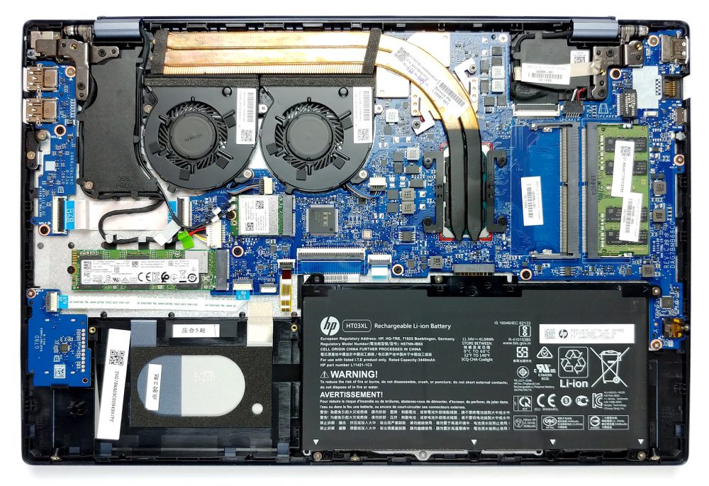 Inside HP Pavilion 15 (15-cs3000) - disassembly and upgrade options ...
