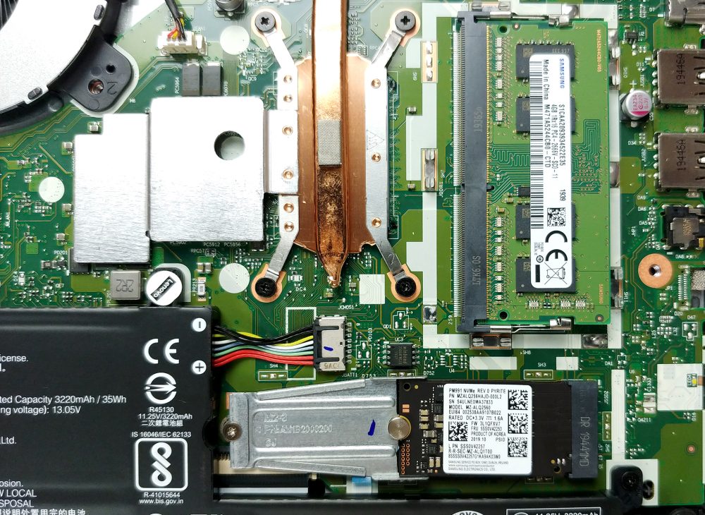 Inside Lenovo V155 (15) - disassembly and upgrade options | LaptopMedia ...