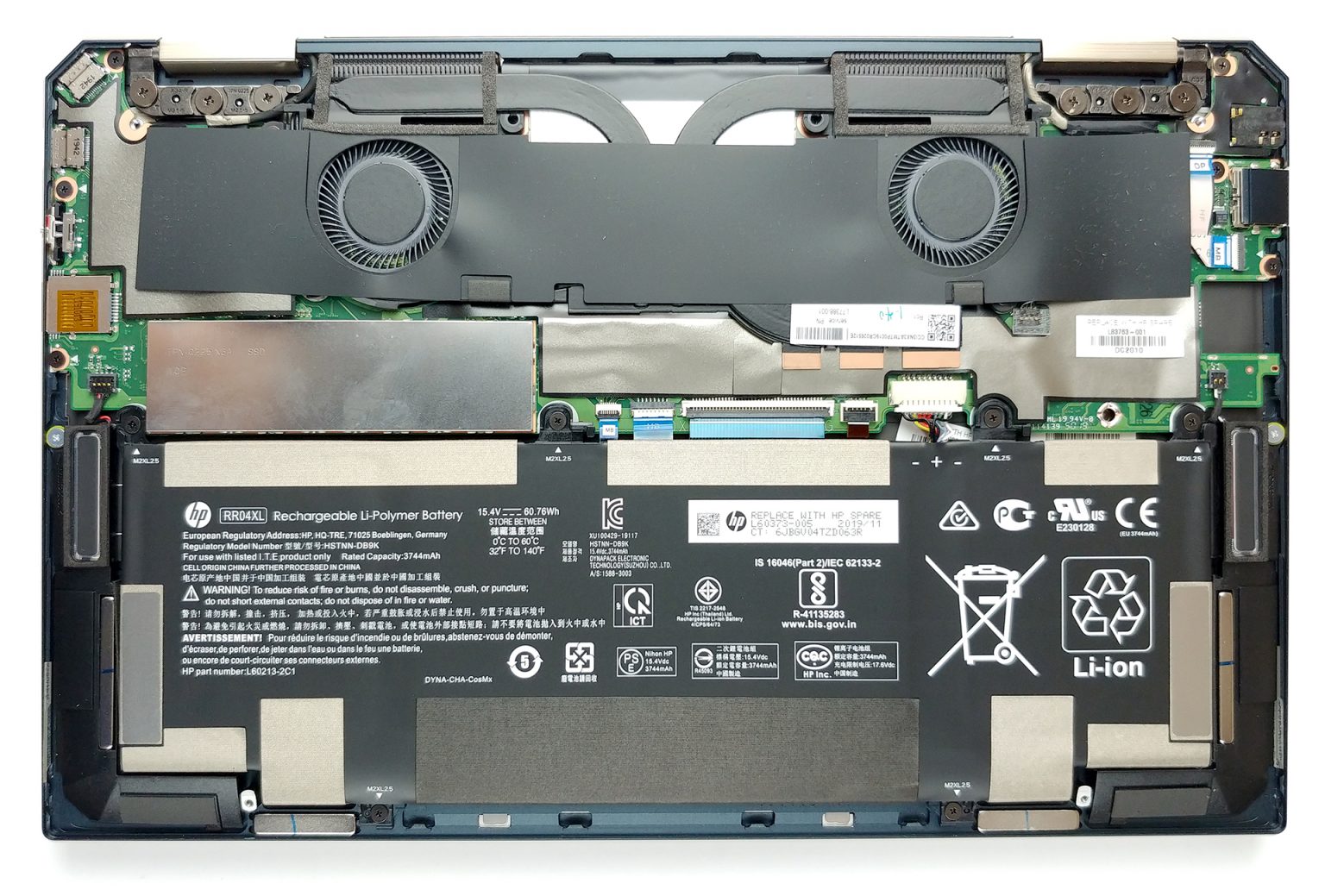 Inside HP Spectre x360 13 (13-aw0000) - disassembly and upgrade options ...