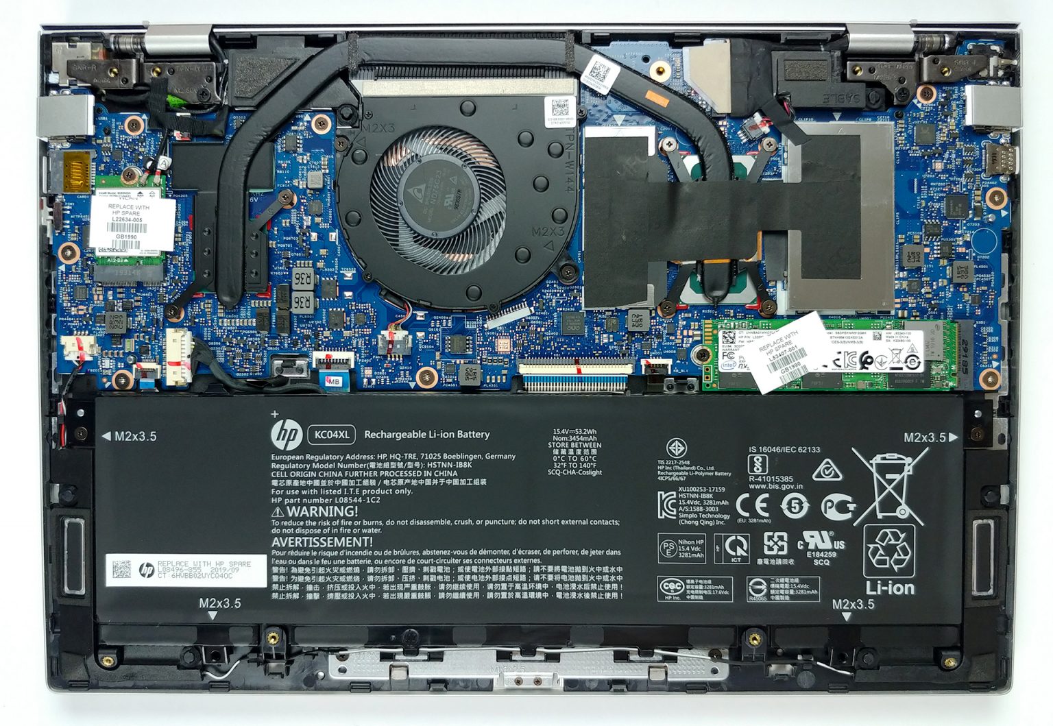 Inside HP Envy 13 (13-aq0000) - disassembly and upgrade options ...