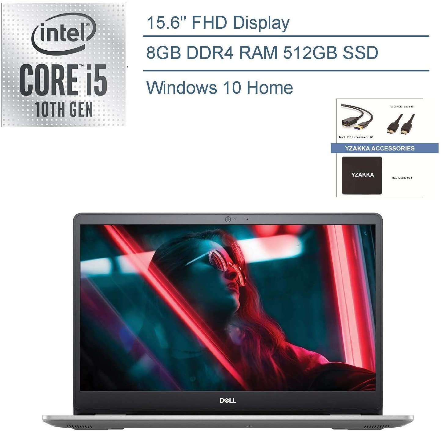 Dell Inspiron 5594 - i5-10210U · Intel UHD Graphics · 15.6”, Full HD ...