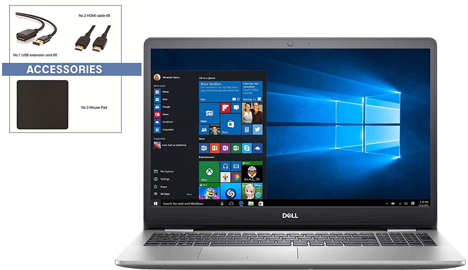 Dell Inspiron 5594 - i7-10510U · Intel UHD Graphics · 15.6”, Full HD ...