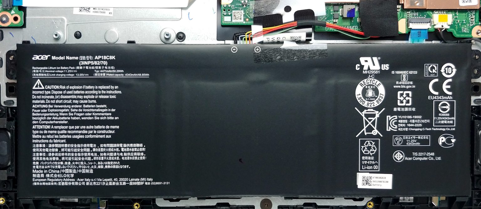 Inside Acer TravelMate B1 (B118) - disassembly and upgrade options | LaptopMedia.com