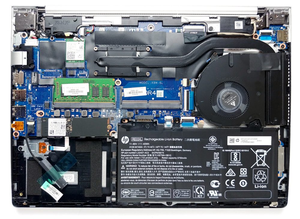 Inside HP ProBook 440 G7 - disassembly and upgrade options ...