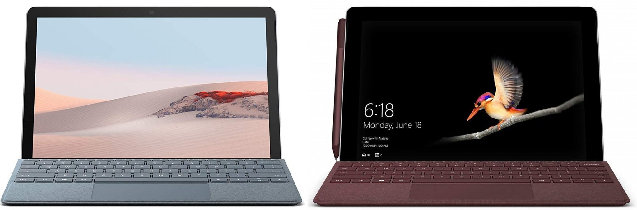 Microsoft Surface Go 2 vs Microsoft Surface Go - the little one has a ...