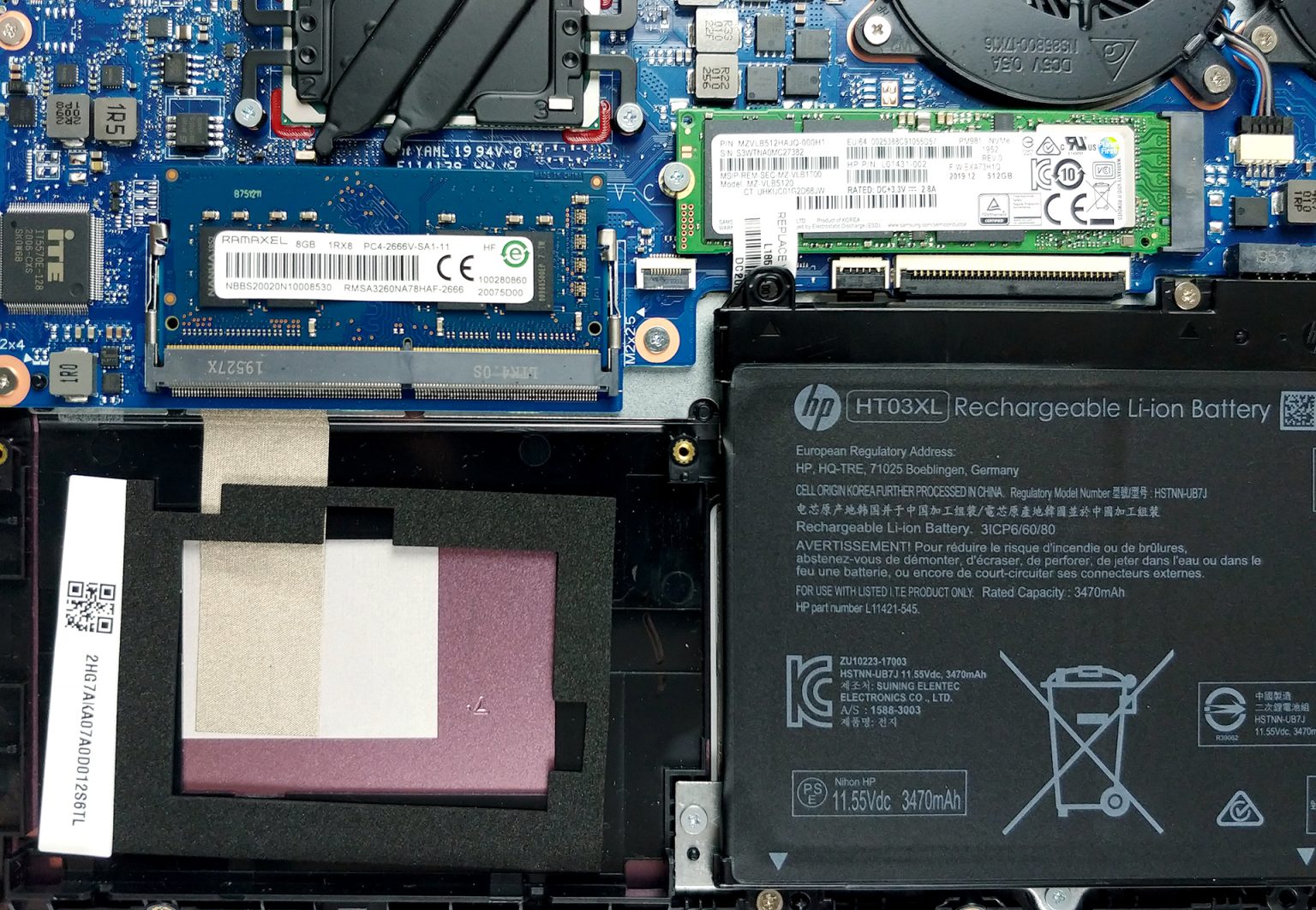 Inside HP Pavilion 14 (14-ce3000) - disassembly and upgrade options ...
