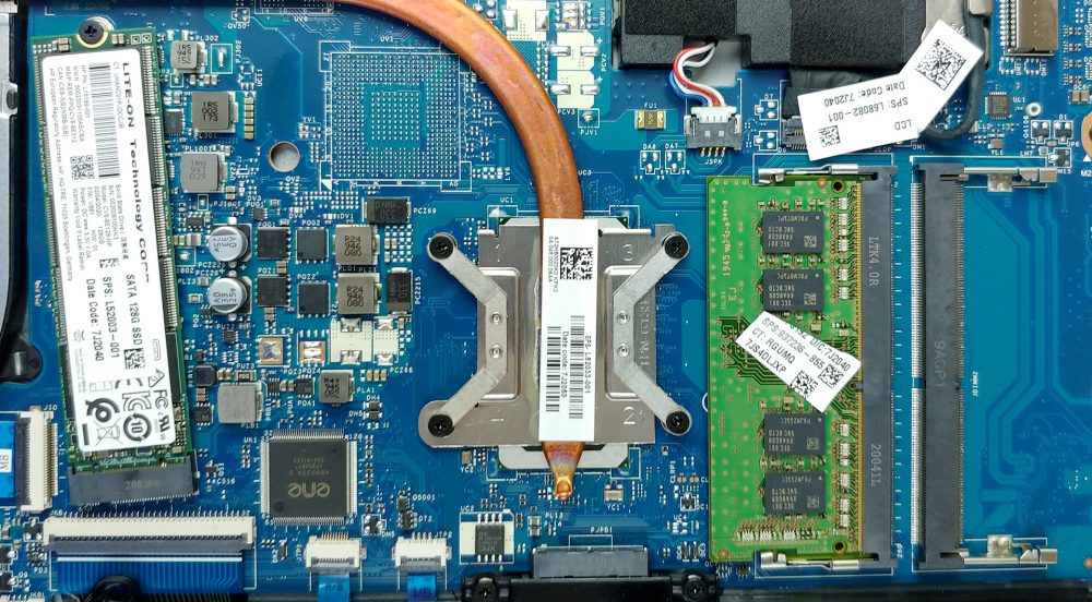 Inside HP 15 (15-dw1000) - disassembly and upgrade options ...