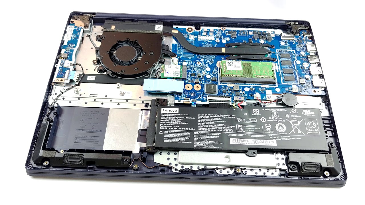 Inside Lenovo Ideapad 3 (15) - disassembly and upgrade options ...
