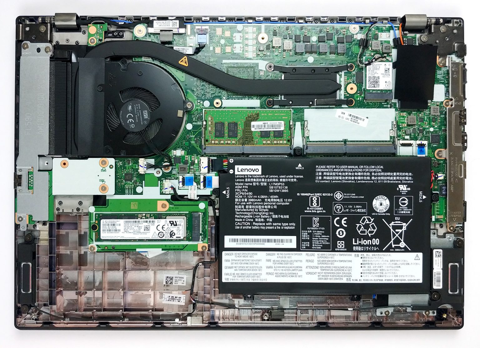 Inside Lenovo ThinkPad L15 - disassembly and upgrade options ...