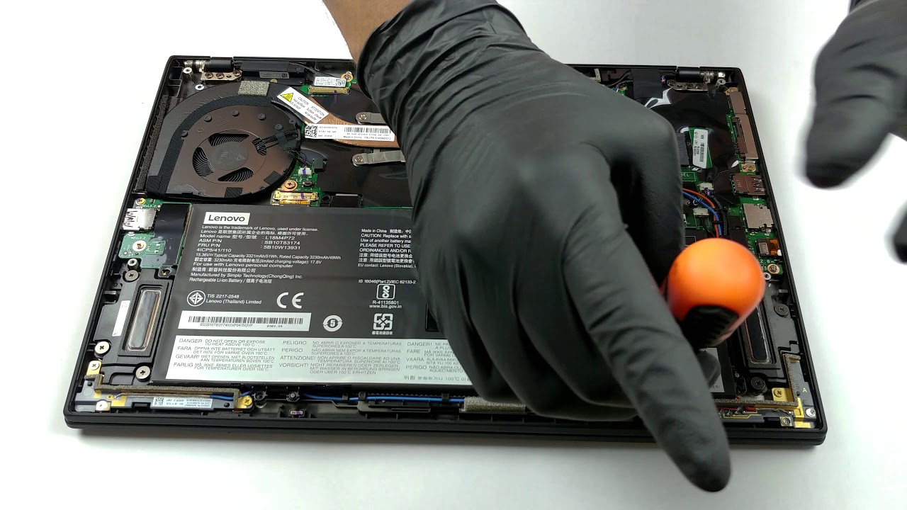 Inside Lenovo ThinkPad X1 Carbon 8th Gen - disassembly and upgrade ...