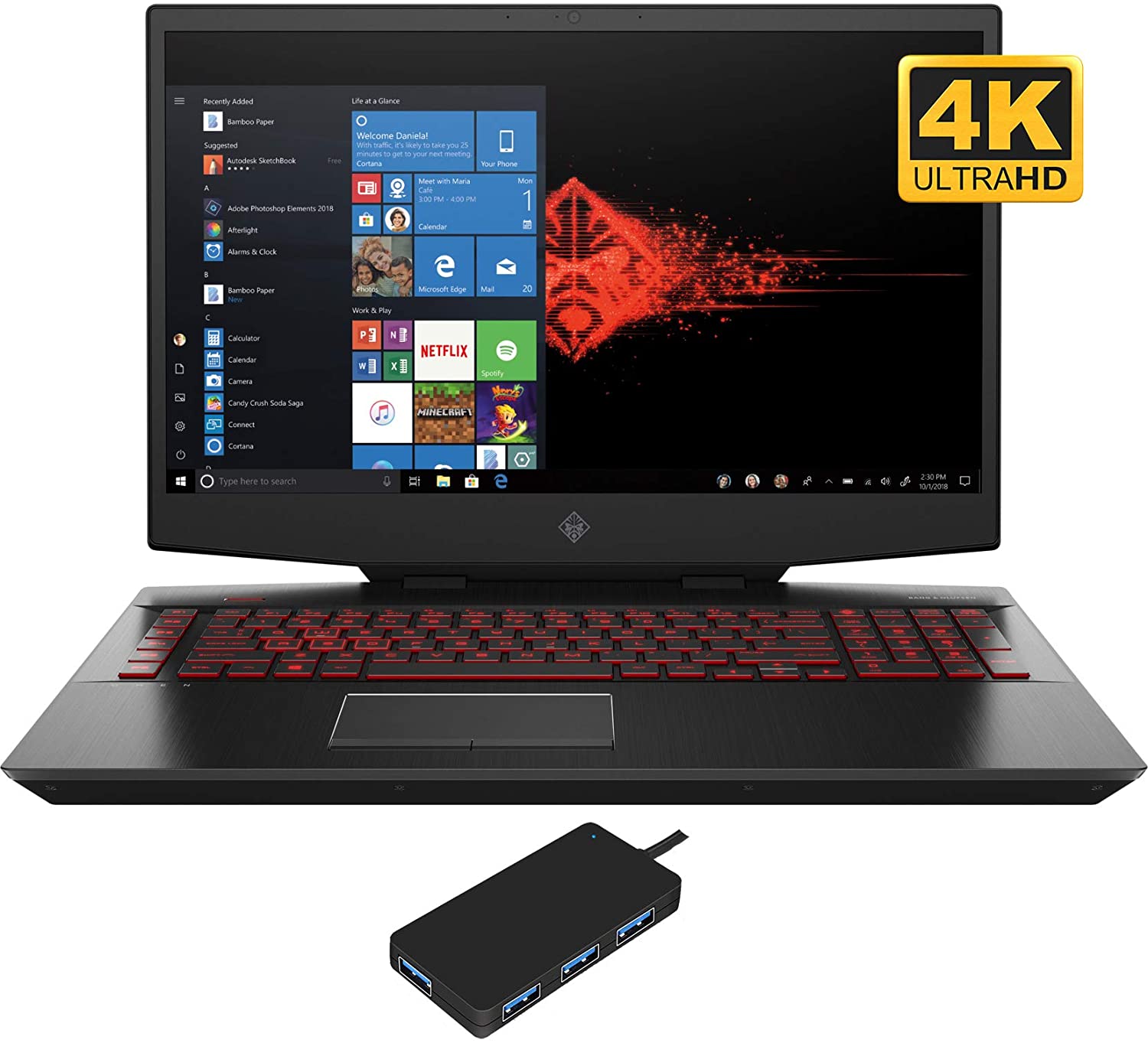 HP OMEN 17 (17-cb1000) - i7-10750H · RTX 2070 · 17.3”, 4K UHD (3840 x ...
