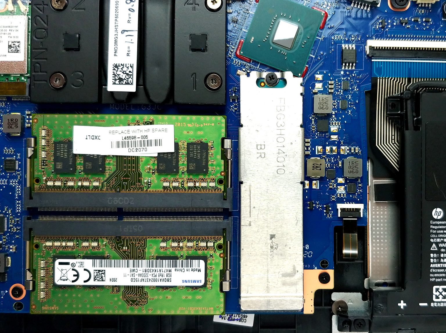 Inside HP Pavilion Gaming 16 (16-a0000) - disassembly and upgrade ...
