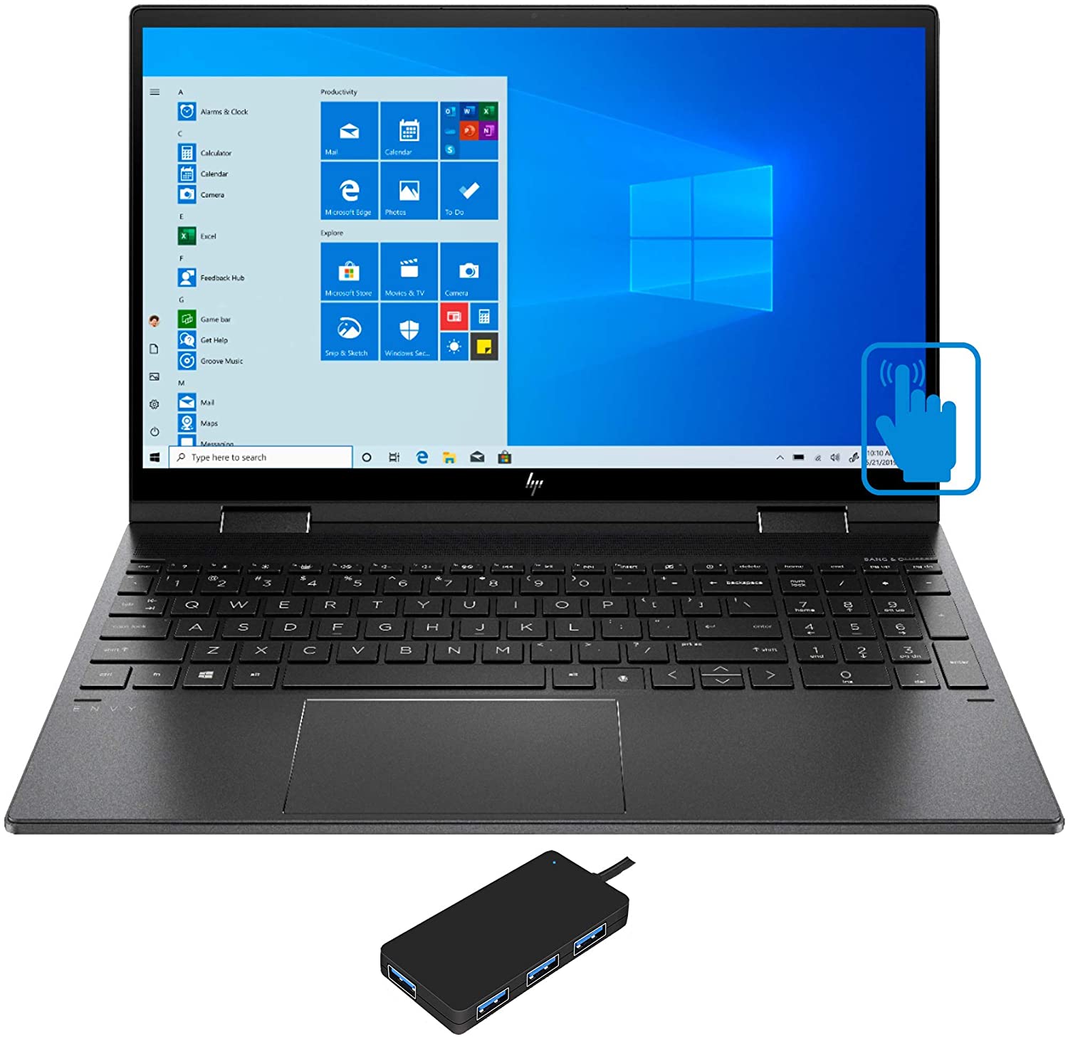 HP ENVY X360 15 (15z-ee0000) - Ryzen 7 4700U · RX Vega 7 15W · 15.6 ...